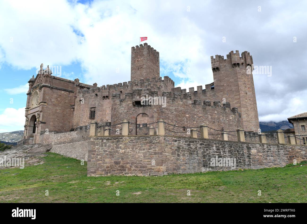 Javier castle, 10-13th century and rebuilt in 19th century. Birthplace ...