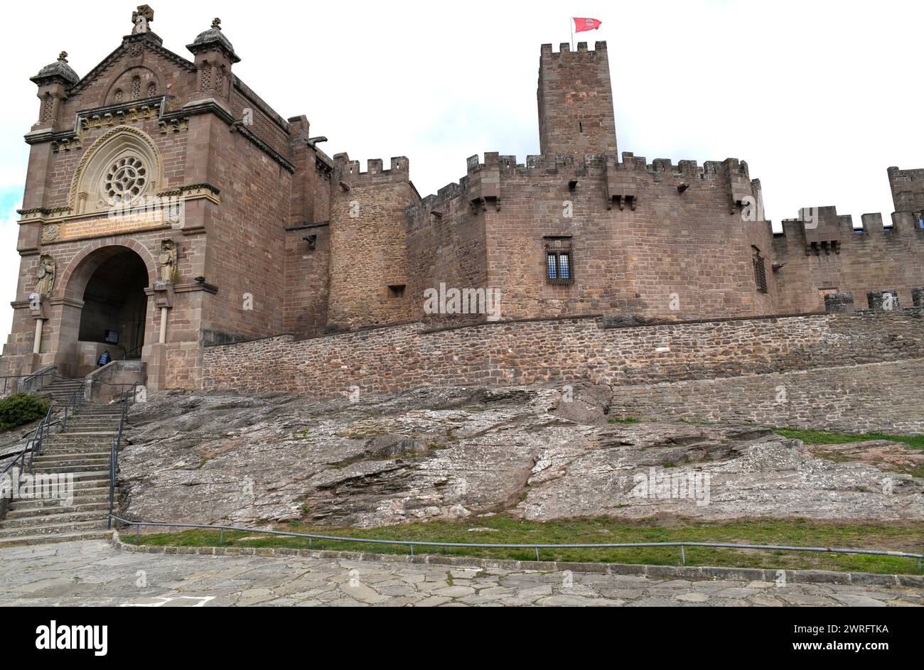 Javier castle, 10-13th century and rebuilt in 19th century. Birthplace ...