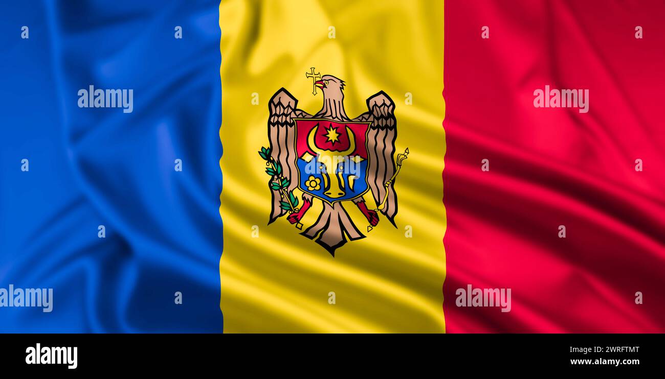 Flag of the republic of moldova hi-res stock photography and images - Alamy