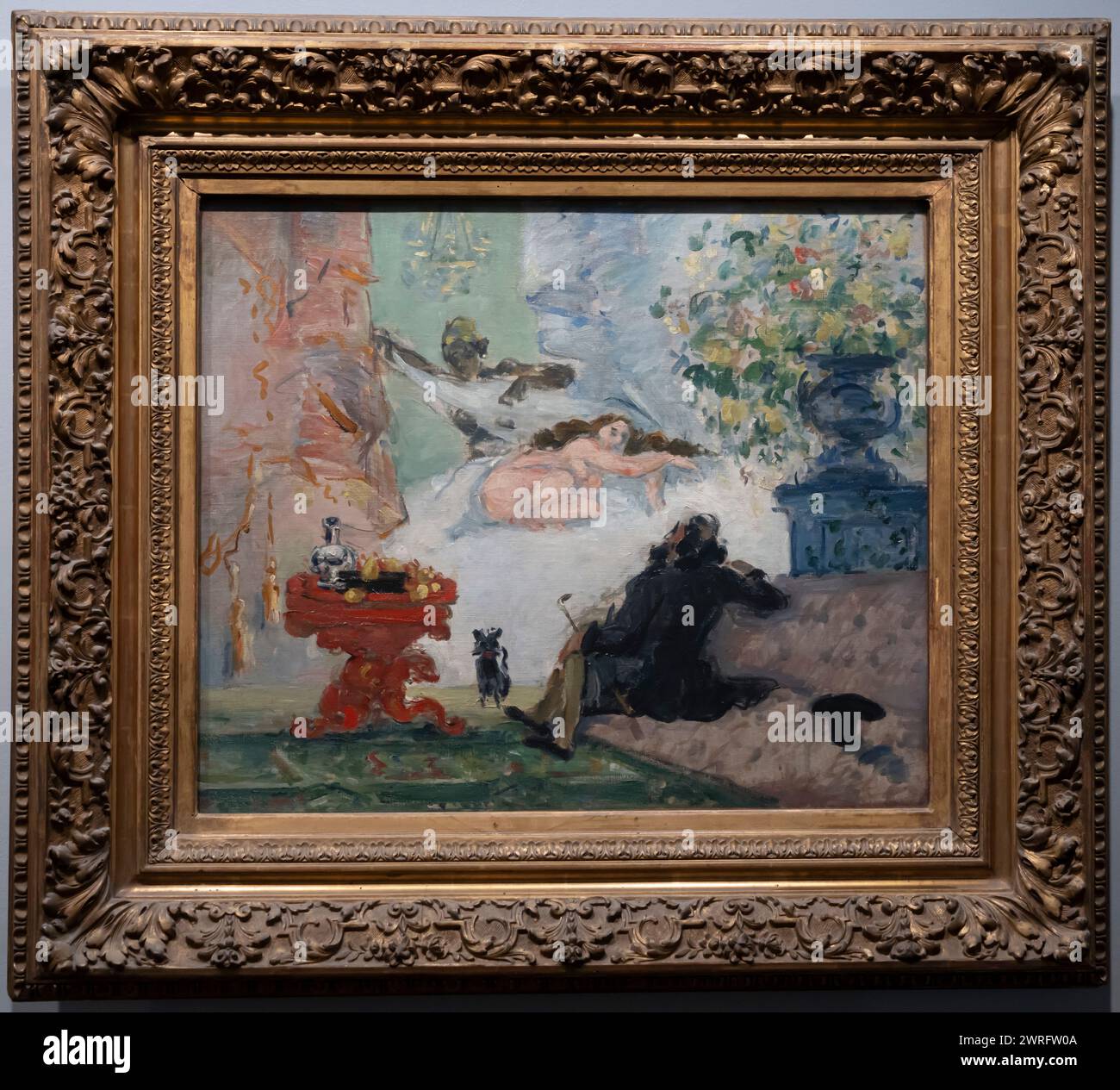 Paris, France - 03 08 2024: Orsay Museum. A Modern Olympia painted by ...