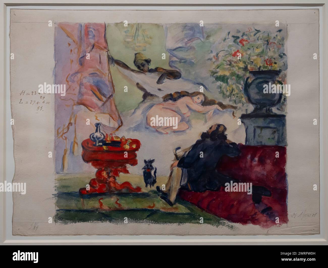 Paris, France - 03 08 2024: Orsay Museum. A Modern Olympia painted by ...