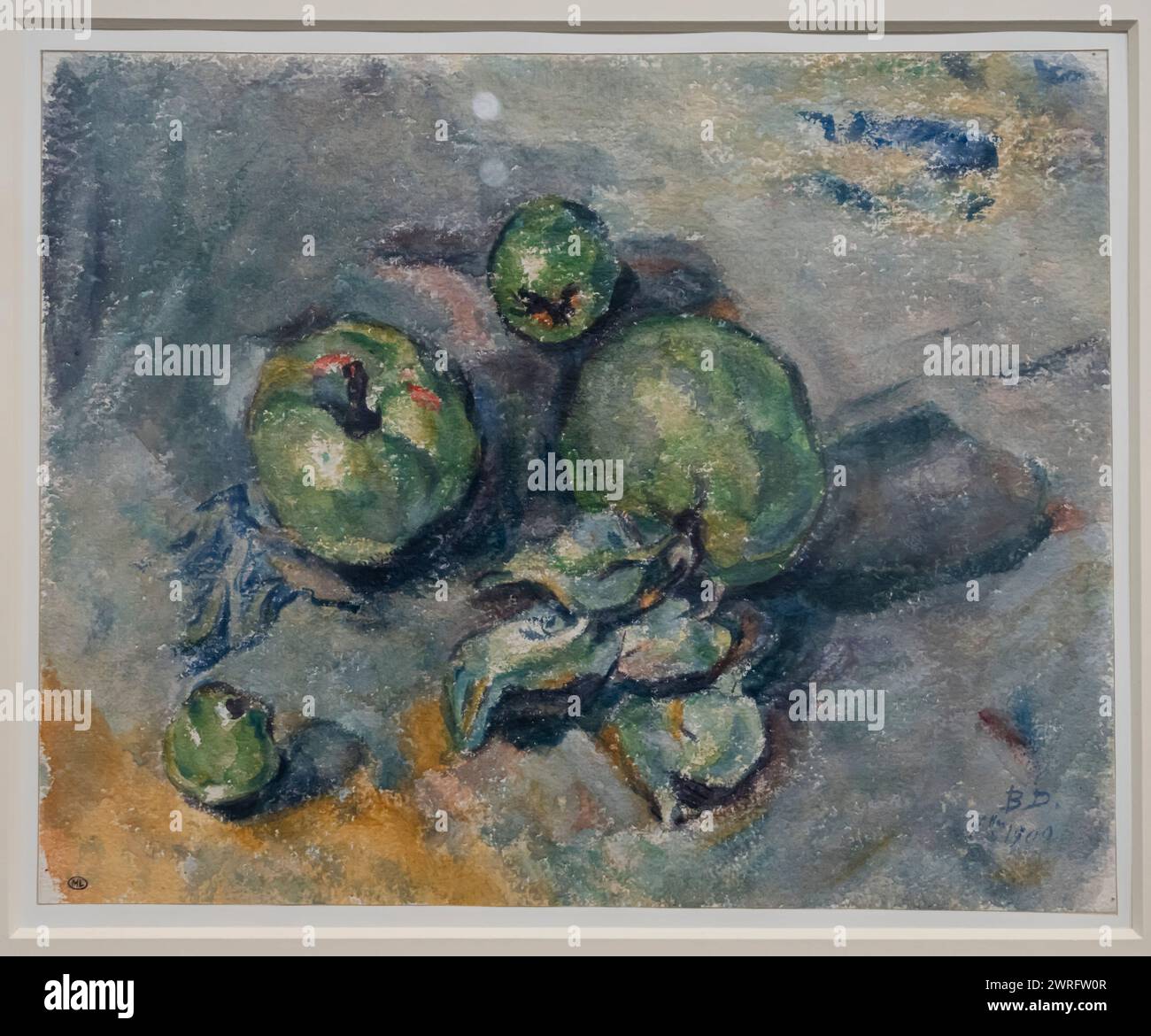 Paris, France - 03 08 2024: Orsay Museum. Still Life: Apples and Leaves ...