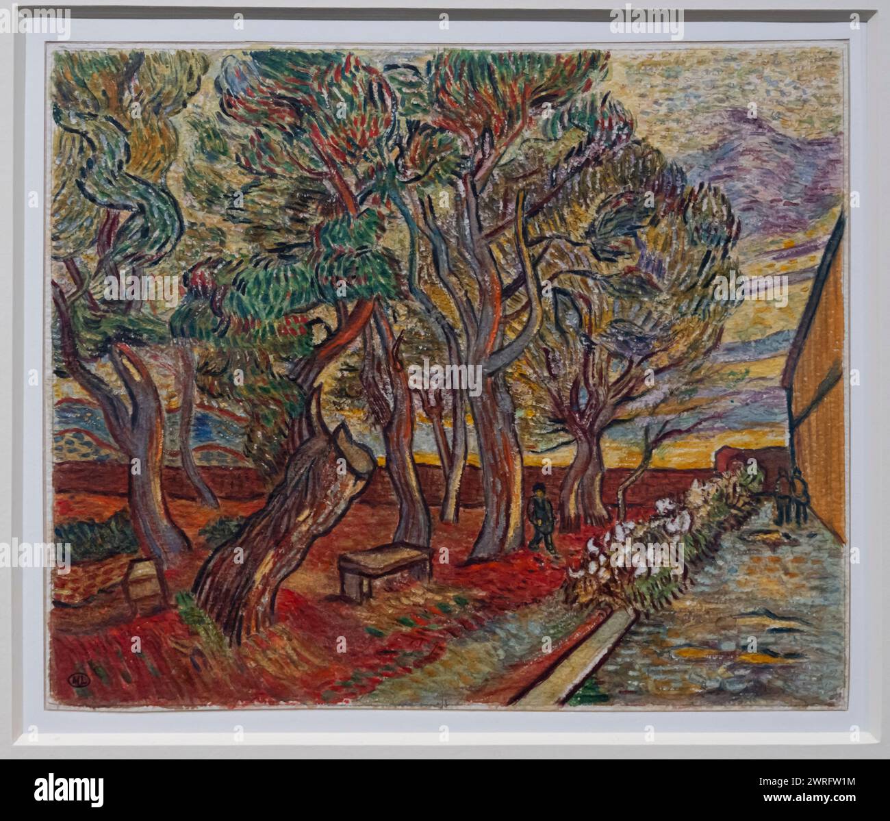 Paris, France - 03 08 2024: Orsay Museum. The garden of Saint-Paul ...