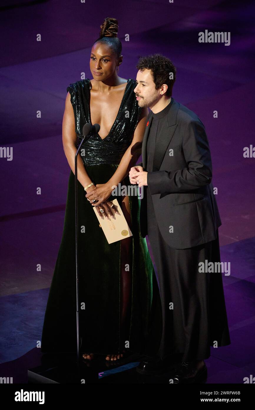 Hollywood, USA. 10th Mar, 2024. Issa Rae and Ramy Youssef present the ...