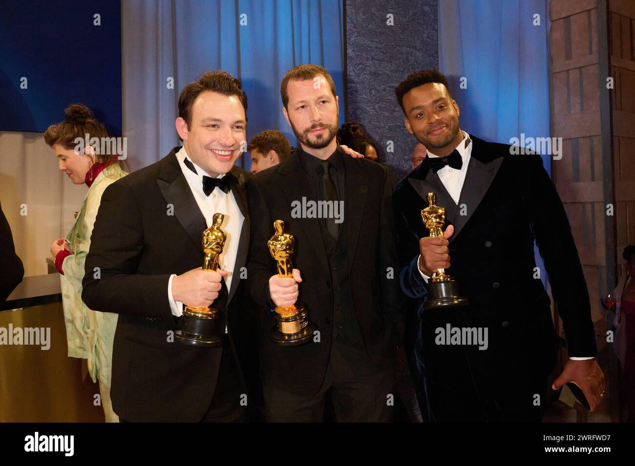 Los Angeles, USA. 10th Mar, 2024. Oscar® winners Ben Proudfoot, Raney ...