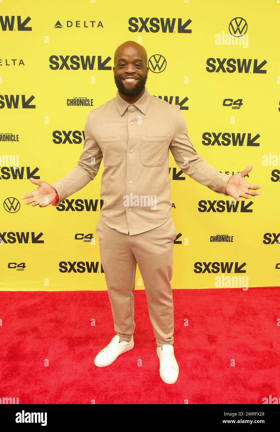 Terrell Battle arrives for the world premiere of "The Gutter" at the ...