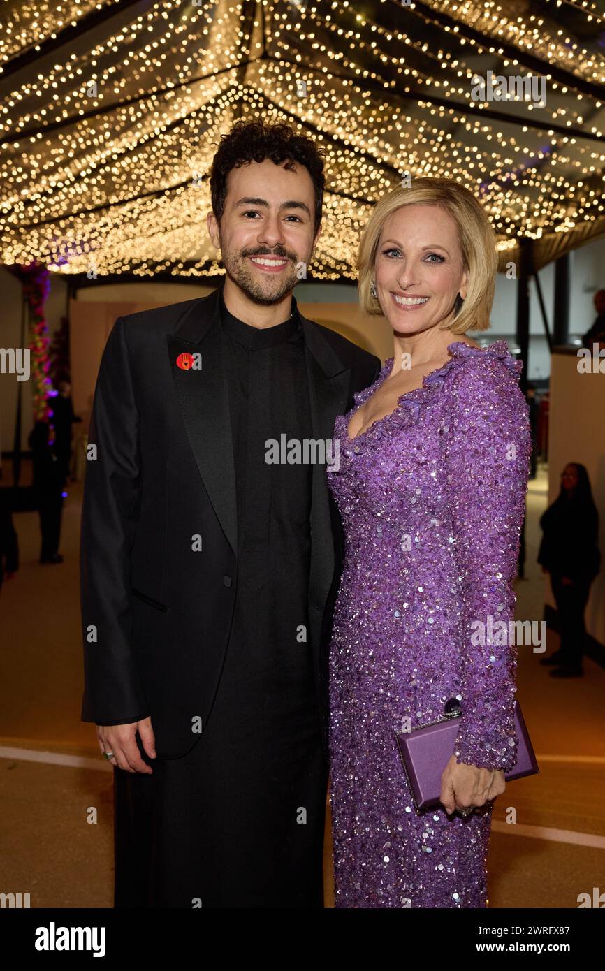 Los Angeles, USA. 10th Mar, 2024. Ramy Yousef and Marlee Matlin attend ...