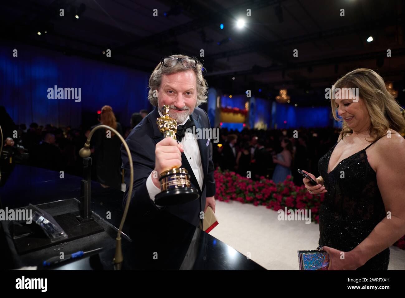 Los Angeles, USA. 10th Mar, 2024. Oscar® winner Dave Mullins gets their ...