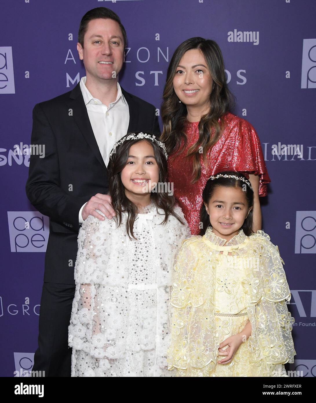 Los Angeles, USA. 11th Mar, 2024. Madeleine Yuna Voyles and Family at ...