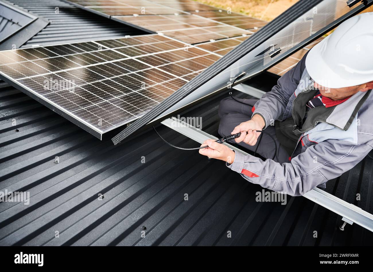 Pv panel connector hi-res stock photography and images - Alamy