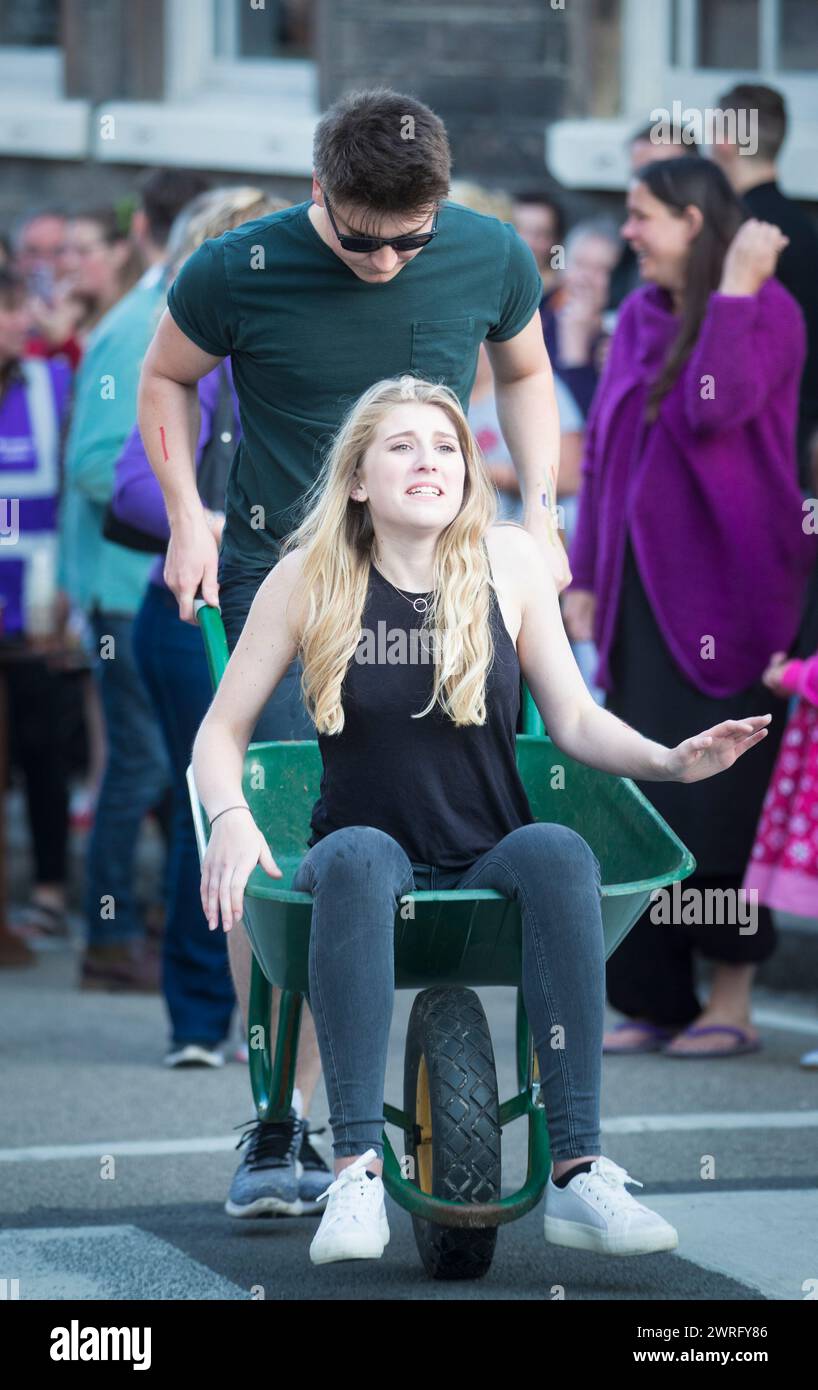 27/05/18 John Greenough and Lotty Eaton. Competitors take part in a ...