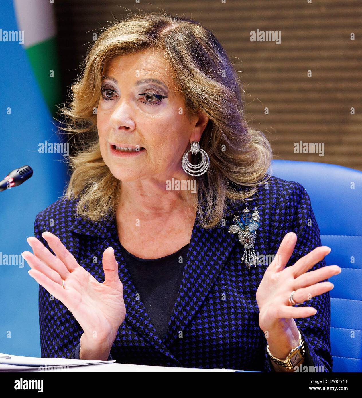 Roma, Italia. 12th Mar, 2024. Il ministro delle Riforme Maria ...