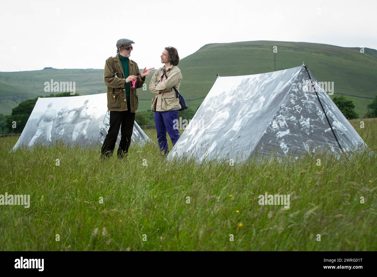 03/06/19 Jarvis Cocker and Jeremy Deller at ‘Pitch Perfect’ artwork. A ...