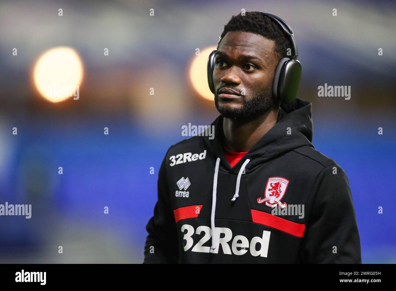 Emmanuel Latte Lath of Middlesbrough arrives ahead of the Sky Bet ...