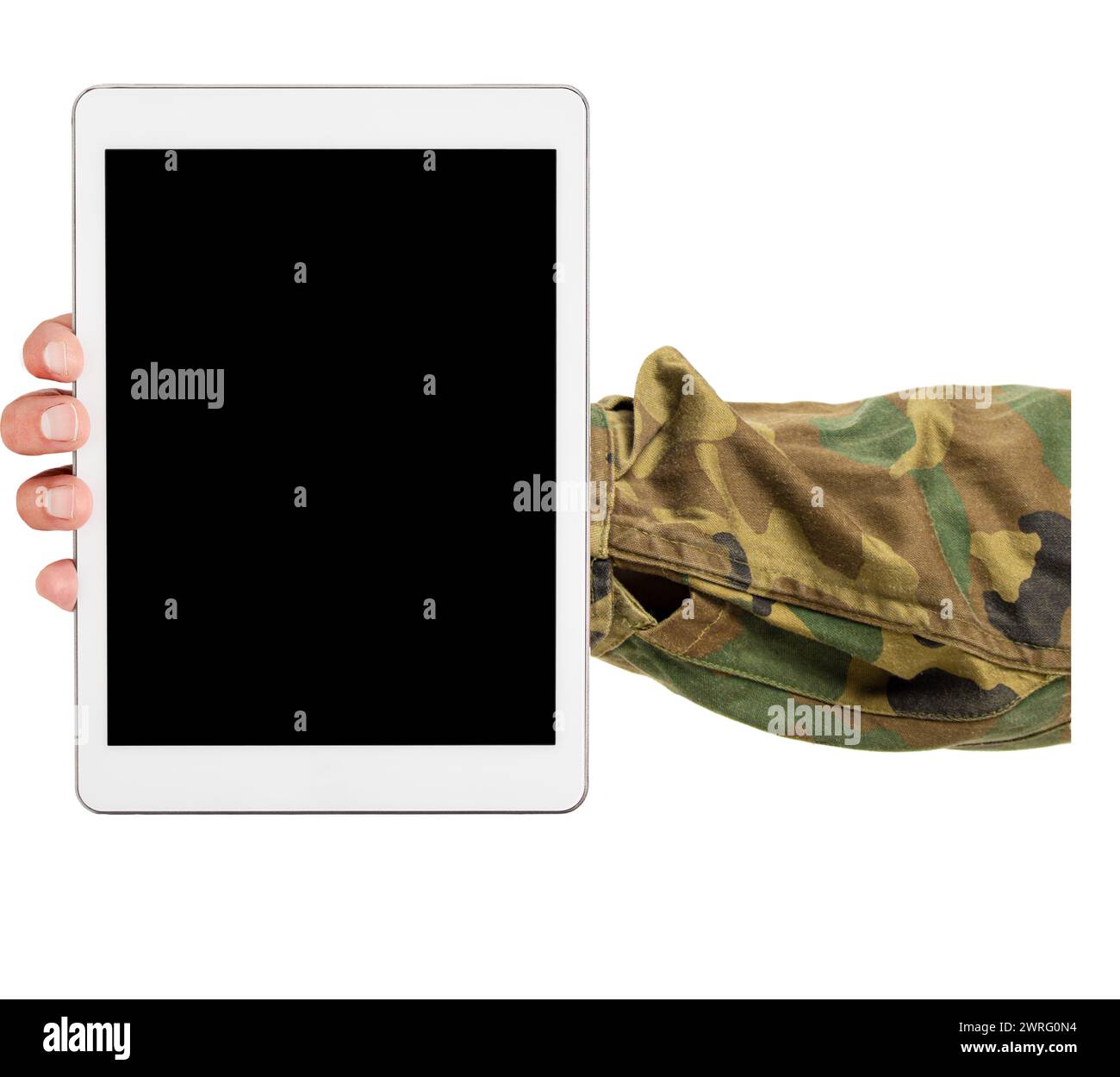 Army soldier tablet hi-res stock photography and images - Alamy