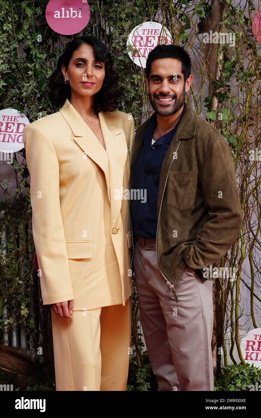 Anjli Mohindra and Sacha Dhawan arrive for the screening of UKTV's The ...