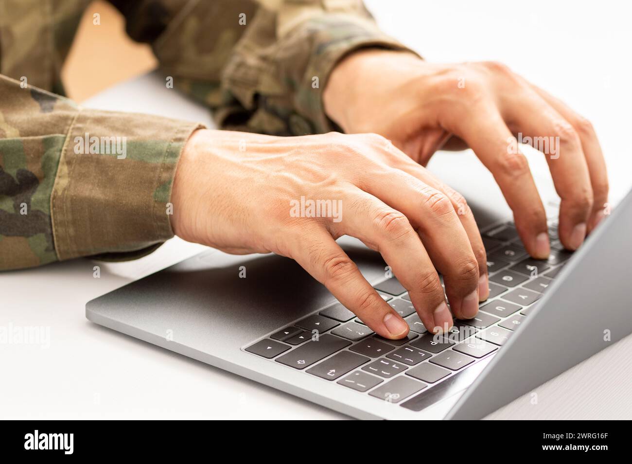 Close up shot male typing hi-res stock photography and images - Alamy