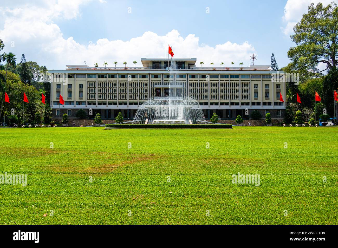 Independence Palace in Ho Chi Minh City, Vietnam. Independence Palace is known as Reunification ...