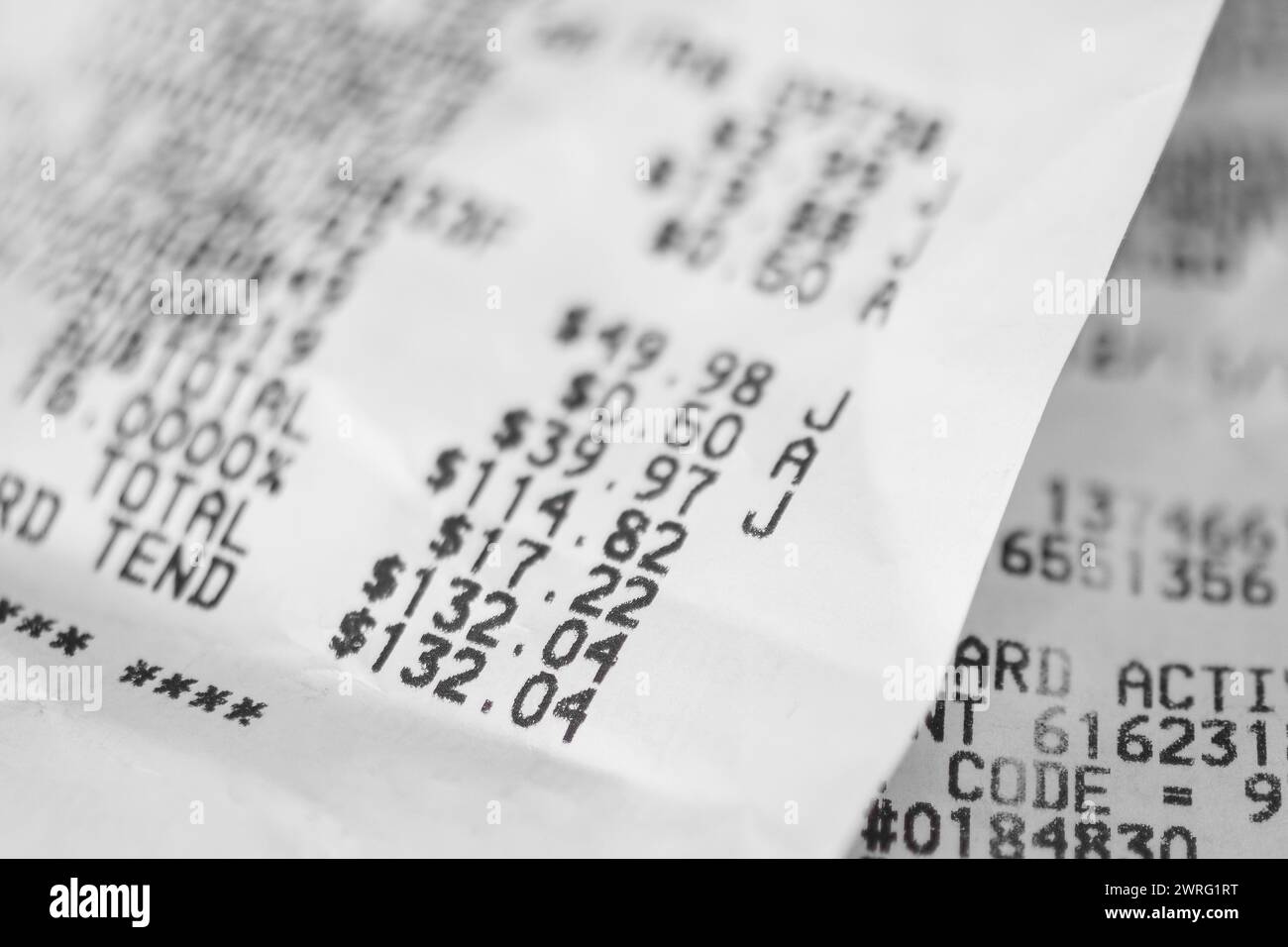 Paper receipt hi-res stock photography and images - Alamy