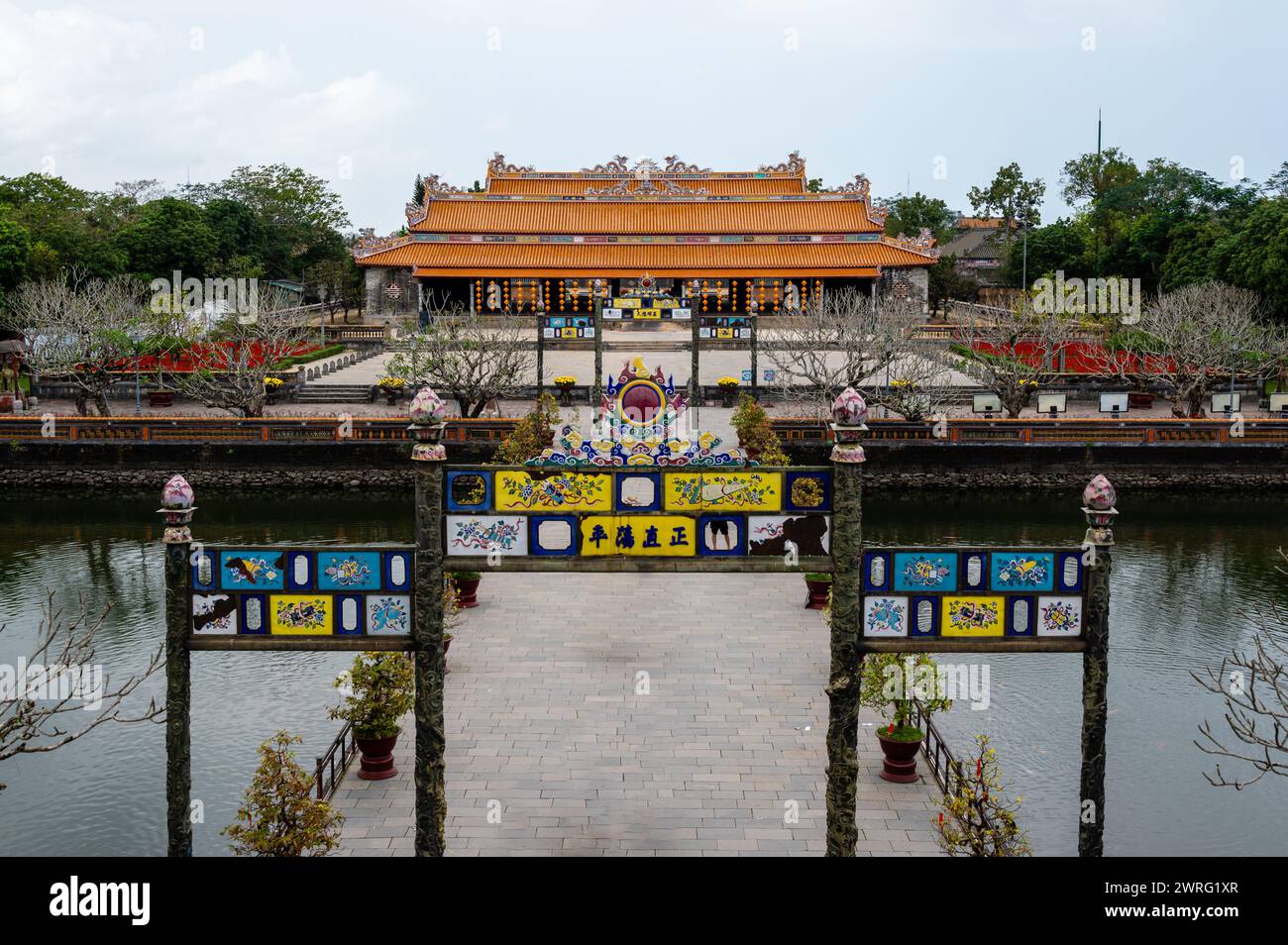 Hue Imperial Royal Palace in Hue, Vietnam Stock Photo - Alamy