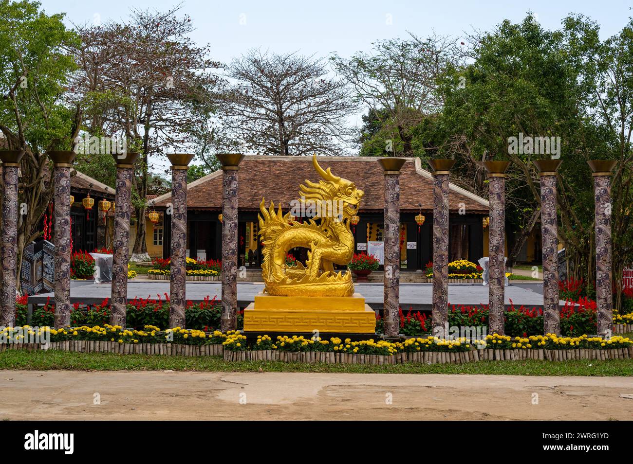Hue Imperial Royal Palace in Hue, Vietnam Stock Photo - Alamy