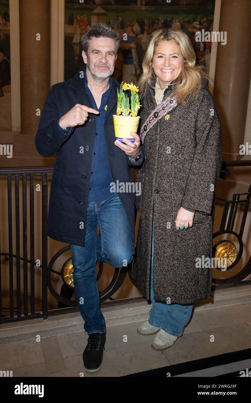 Paris, France. 12th Mar, 2024. Herve Mathoux and Astrid Bard attending ...
