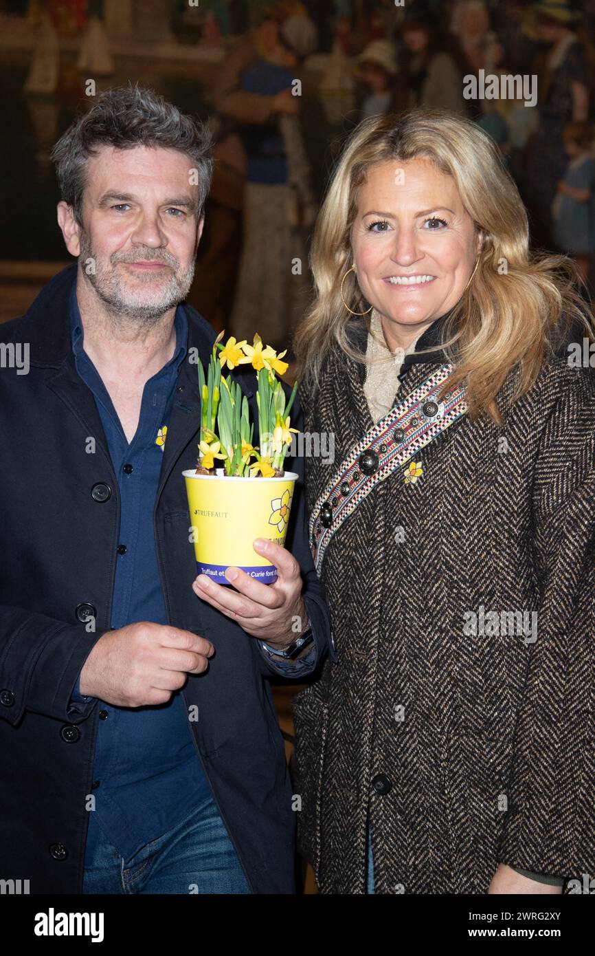 Paris, France. 12th Mar, 2024. Herve Mathoux and Astrid Bard attending ...