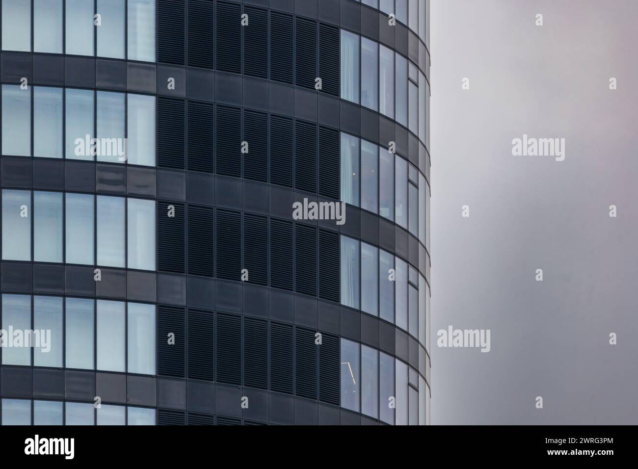 Wroclaw, Poland- November 12 2023: Beautiful high skyscraper in ...