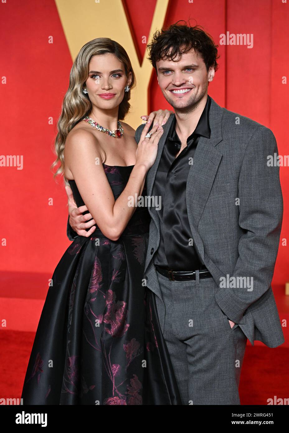 Los Angeles, USA. March 10th, 2024. Sara Sampaio and Ray Nicholson ...