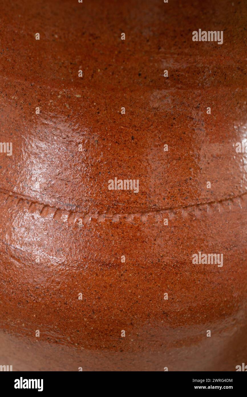 Burned clay pot, soft focus close up crop ,abstract Stock Photo - Alamy