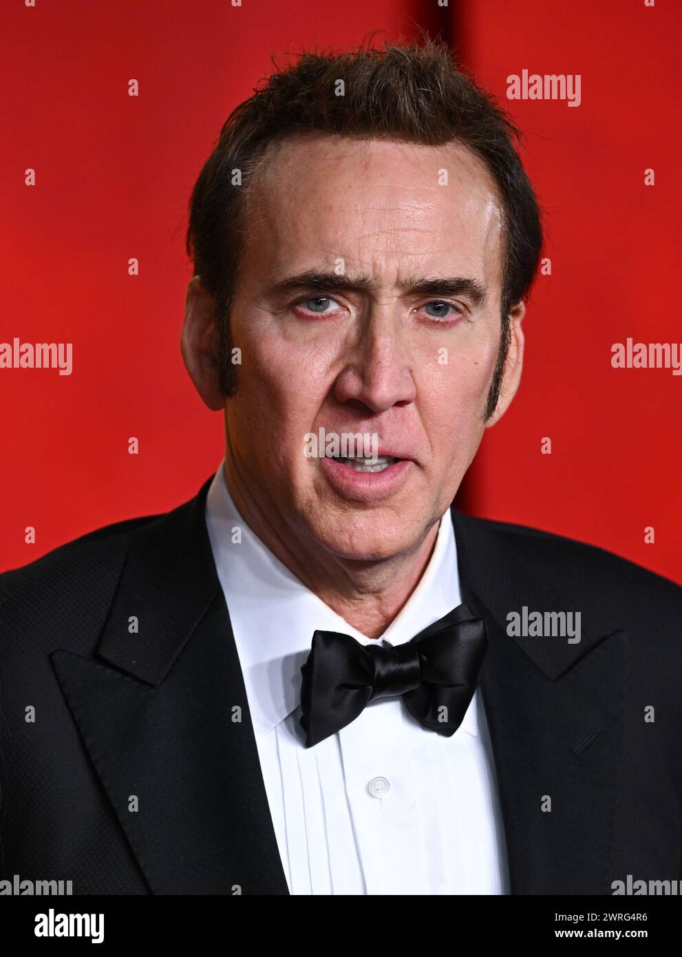 Los Angeles, USA. March 10th, 2024. Nicholas Cage arriving at the ...