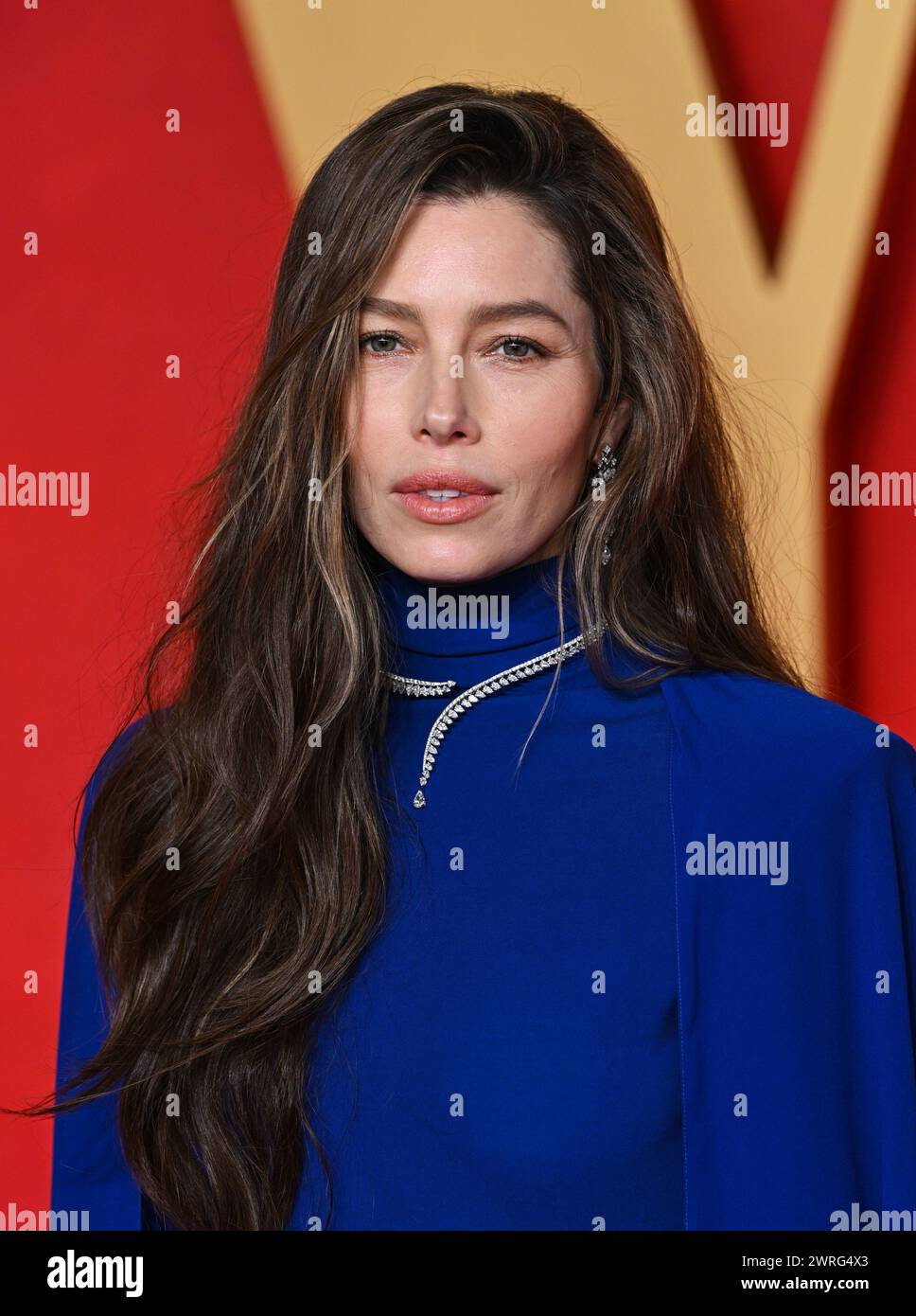 Los Angeles, USA. March 10th, 2024. Jessica Biel arriving at the Vanity ...