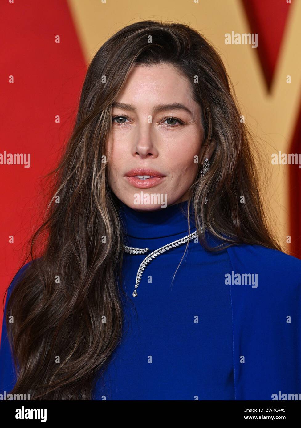 Los Angeles, USA. March 10th, 2024. Jessica Biel arriving at the Vanity ...