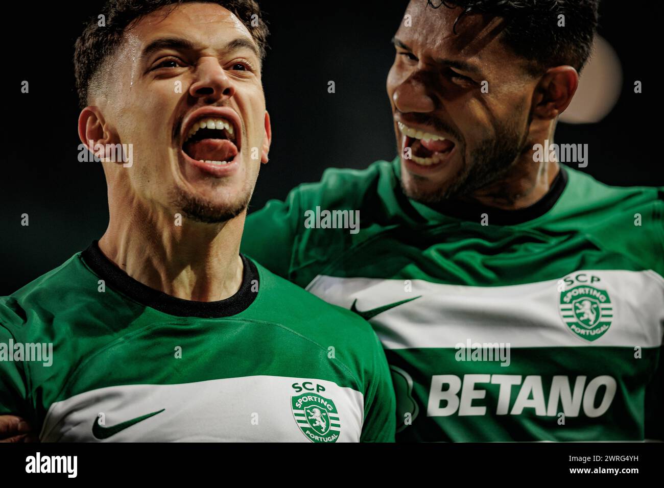 Pedro Goncalves celebrates after scoring goal during Taca de Portugal ...