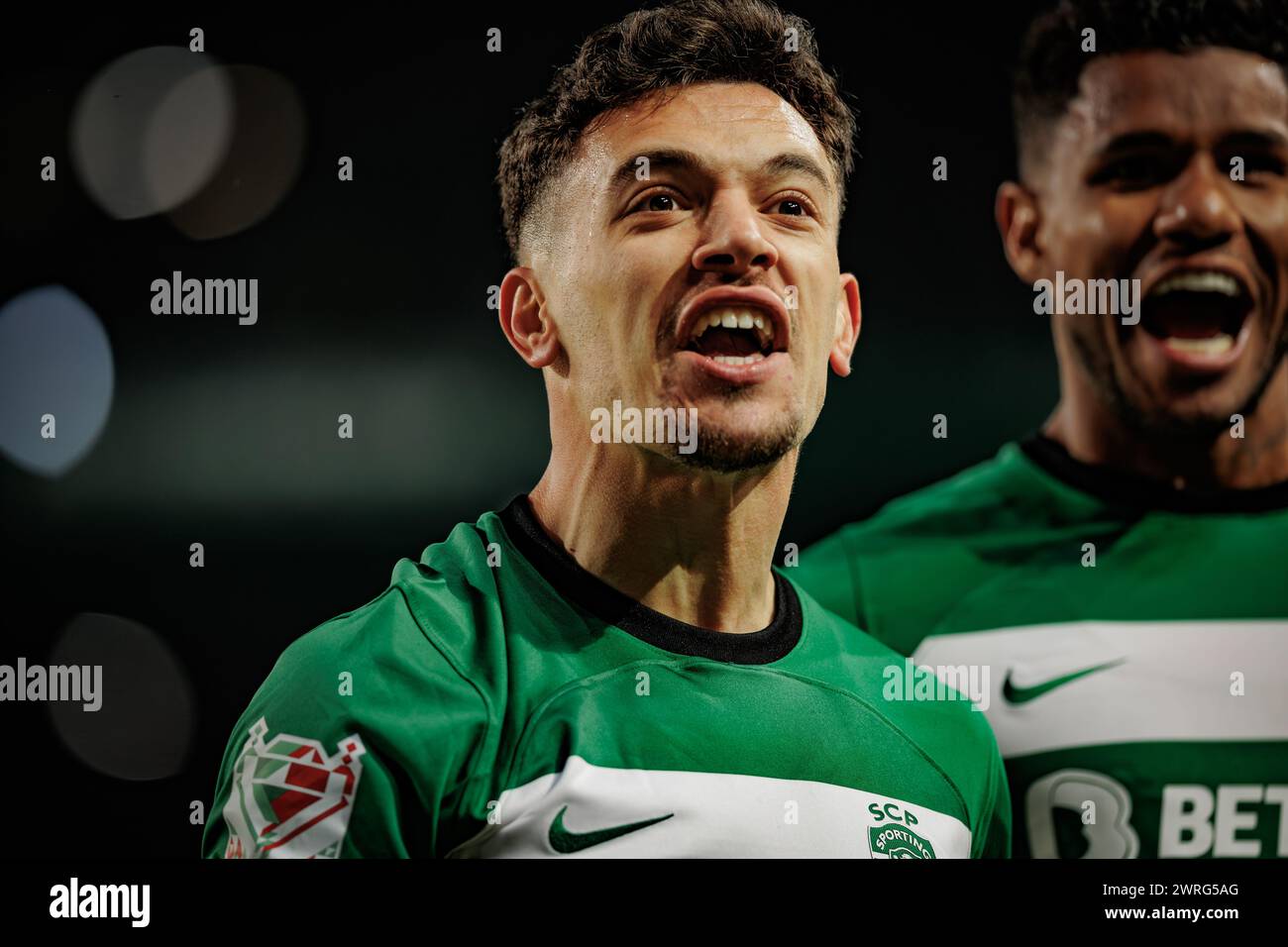 Pedro Goncalves celebrates after scoring goal during Taca de Portugal ...