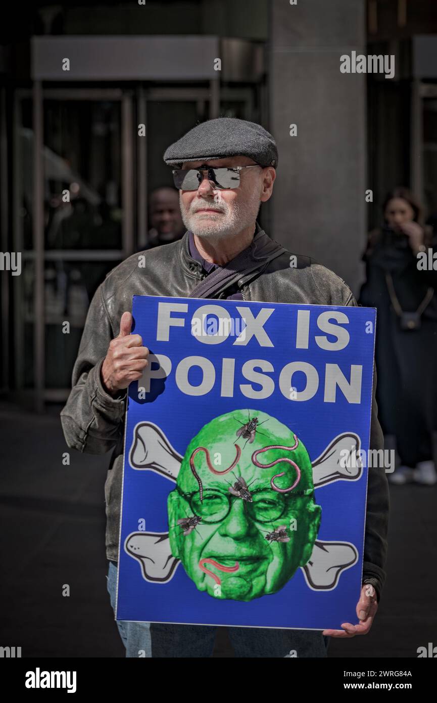 USA. 12th Mar, 2024. Members of the activist groups Truth Tuesdays and ...