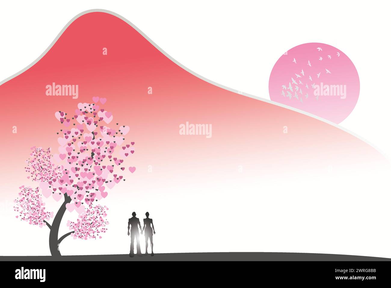 Hearttree Stock Vector Images - Alamy