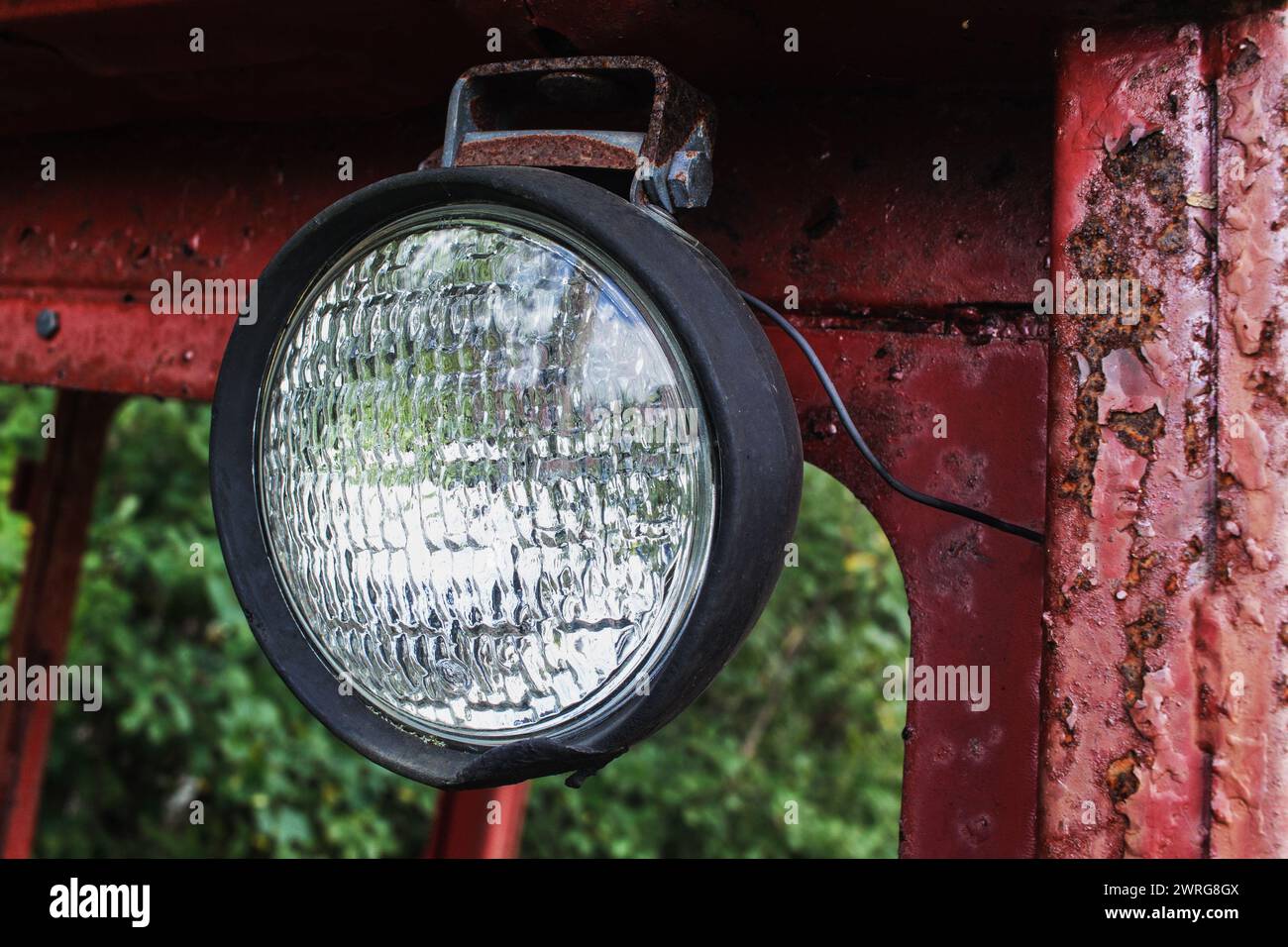 Vintage tractor headlight hi-res stock photography and images - Alamy