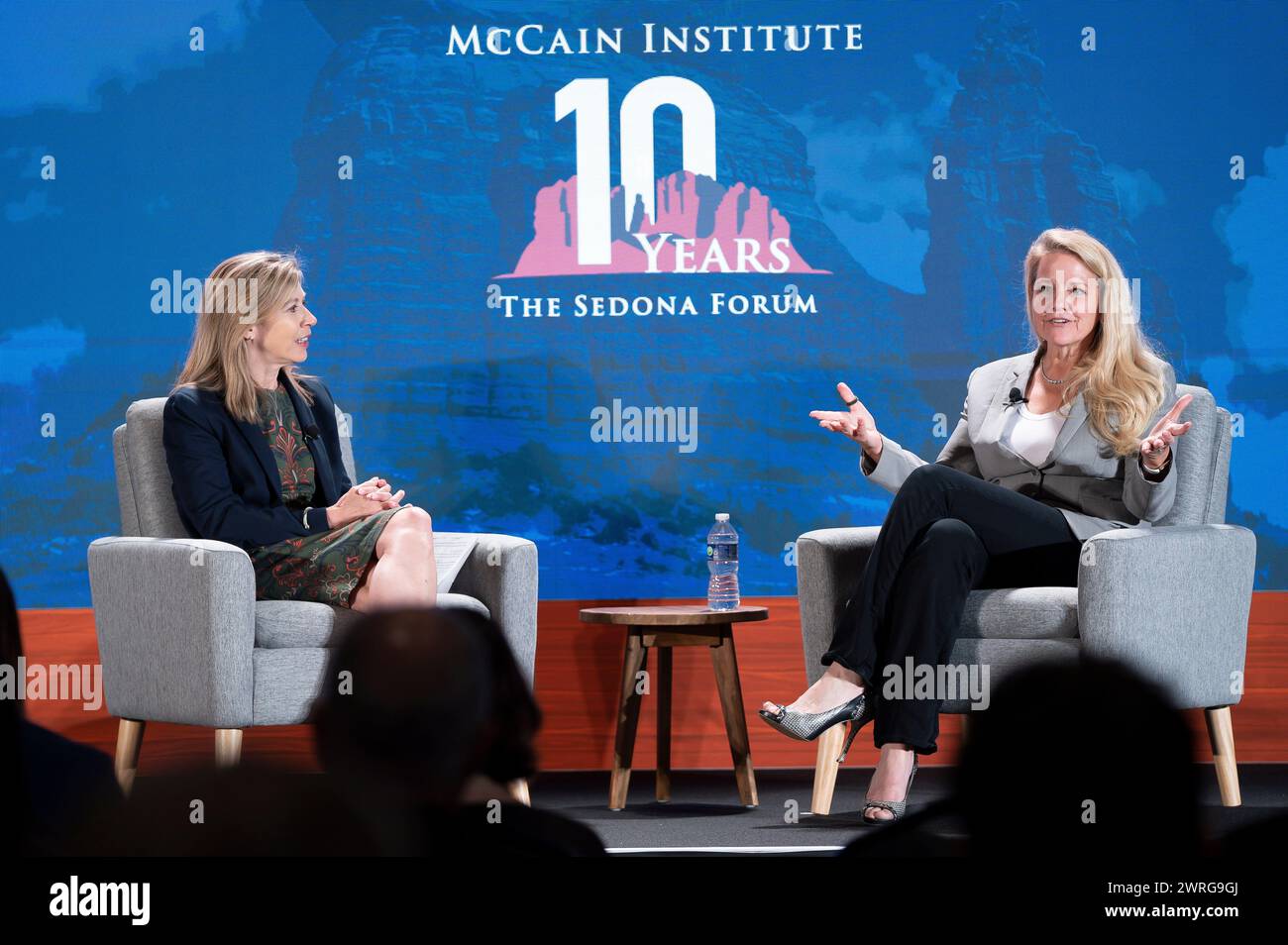 Gwynne Shotwell, president and chief operating officer of SpaceX speaks ...