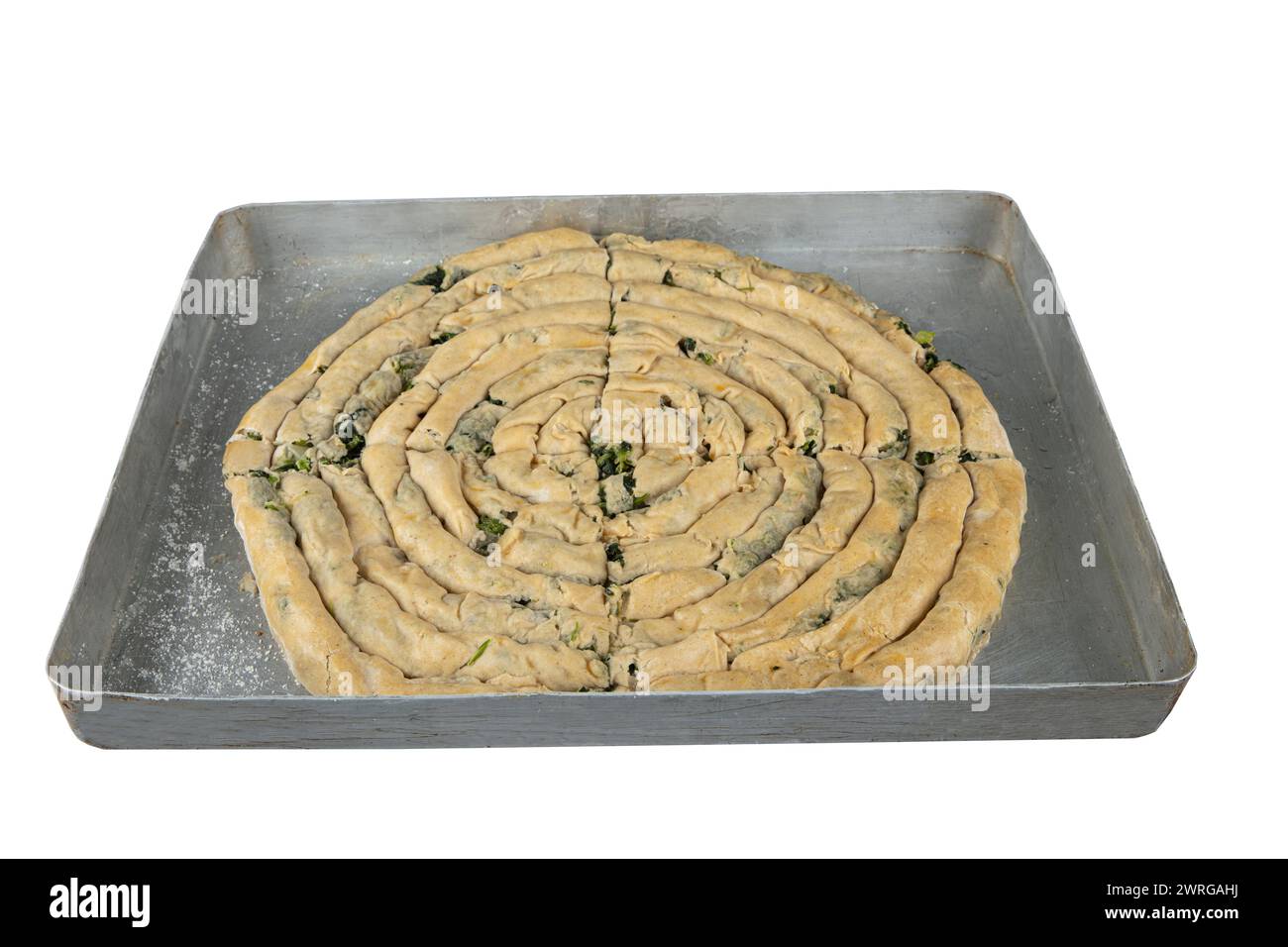 Delicious cake made of phyllo dough, decorated with sesame seeds ...