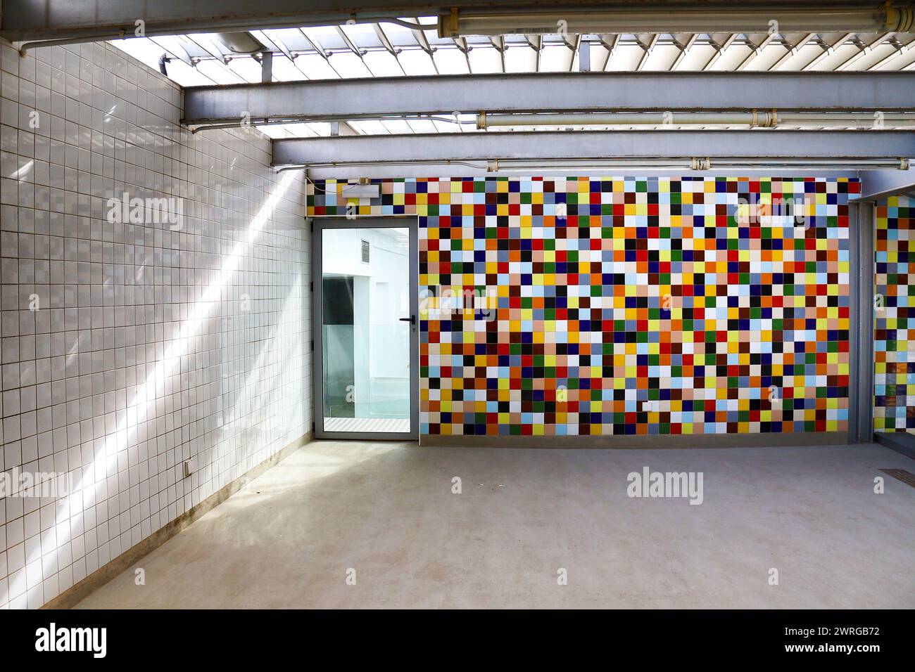 Cartagena, Murcia, Spain- January 6, 2024: Architectural details of the ...