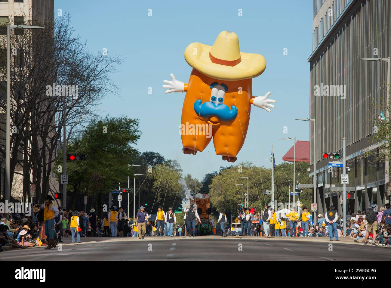Houston Feb 24 2024 Rodeo Parade in Houston Texas USA Stock Photo - Alamy