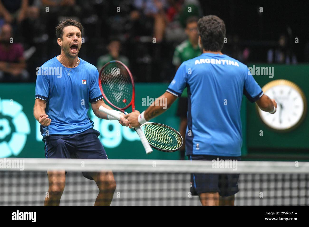 Maximo González and Horacio Zeballos (Argentina). Davis Cup Finals ...
