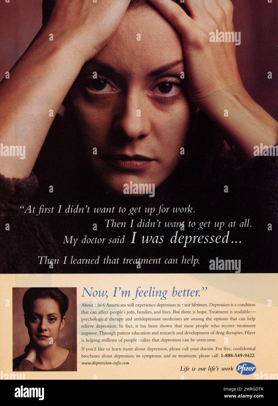 Vintage "Time" magazine 11 January 1999 issue advert, USA Stock Photo ...