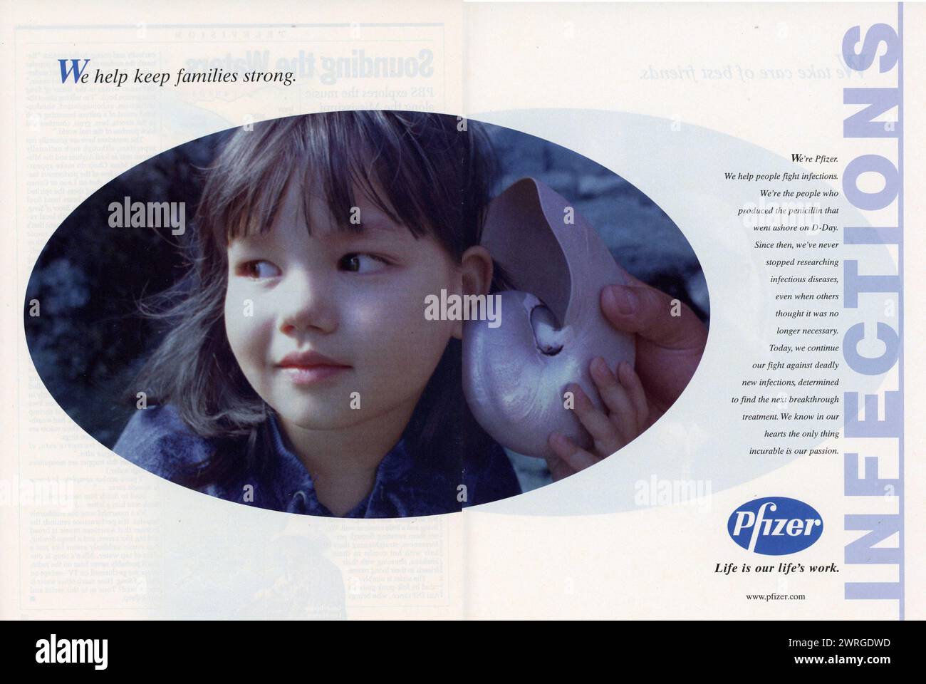 Vintage "Time" magazine 11 January 1999 issue advert, USA Stock Photo ...