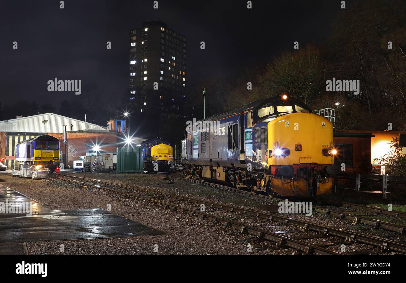 Recently purchased by Europhoenix, 37218 at UKRL Leicester Depot on 2.1 ...