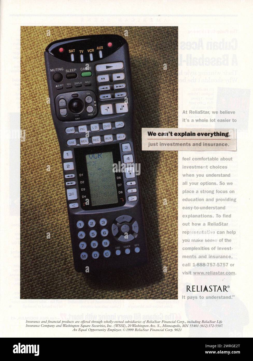 Reliastar hi-res stock photography and images - Alamy