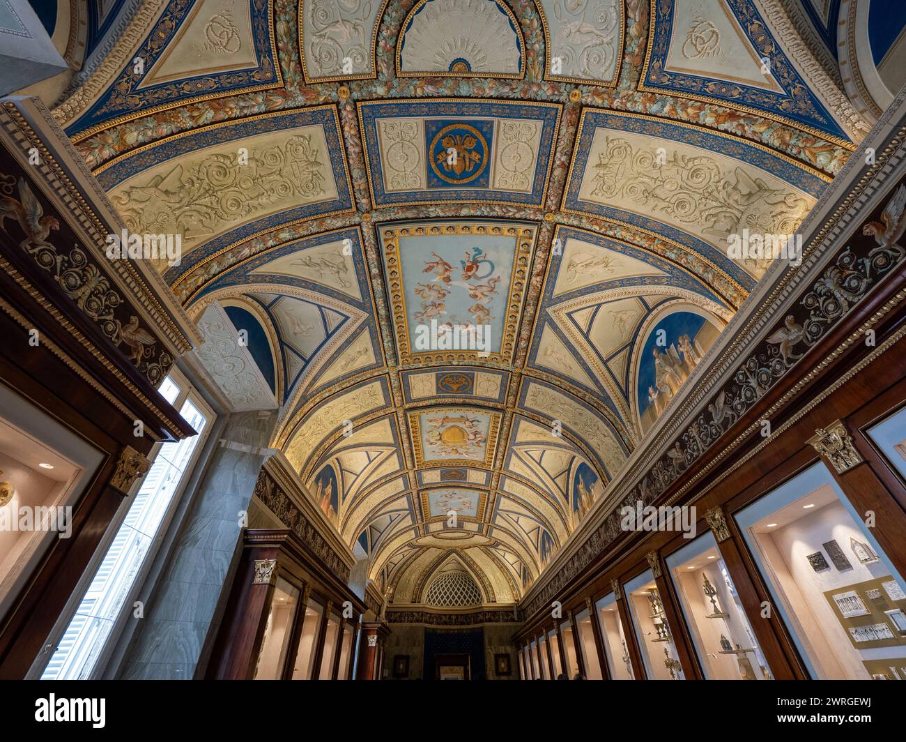 Ceilings of the Vatican museums, Vatican Stock Photo - Alamy