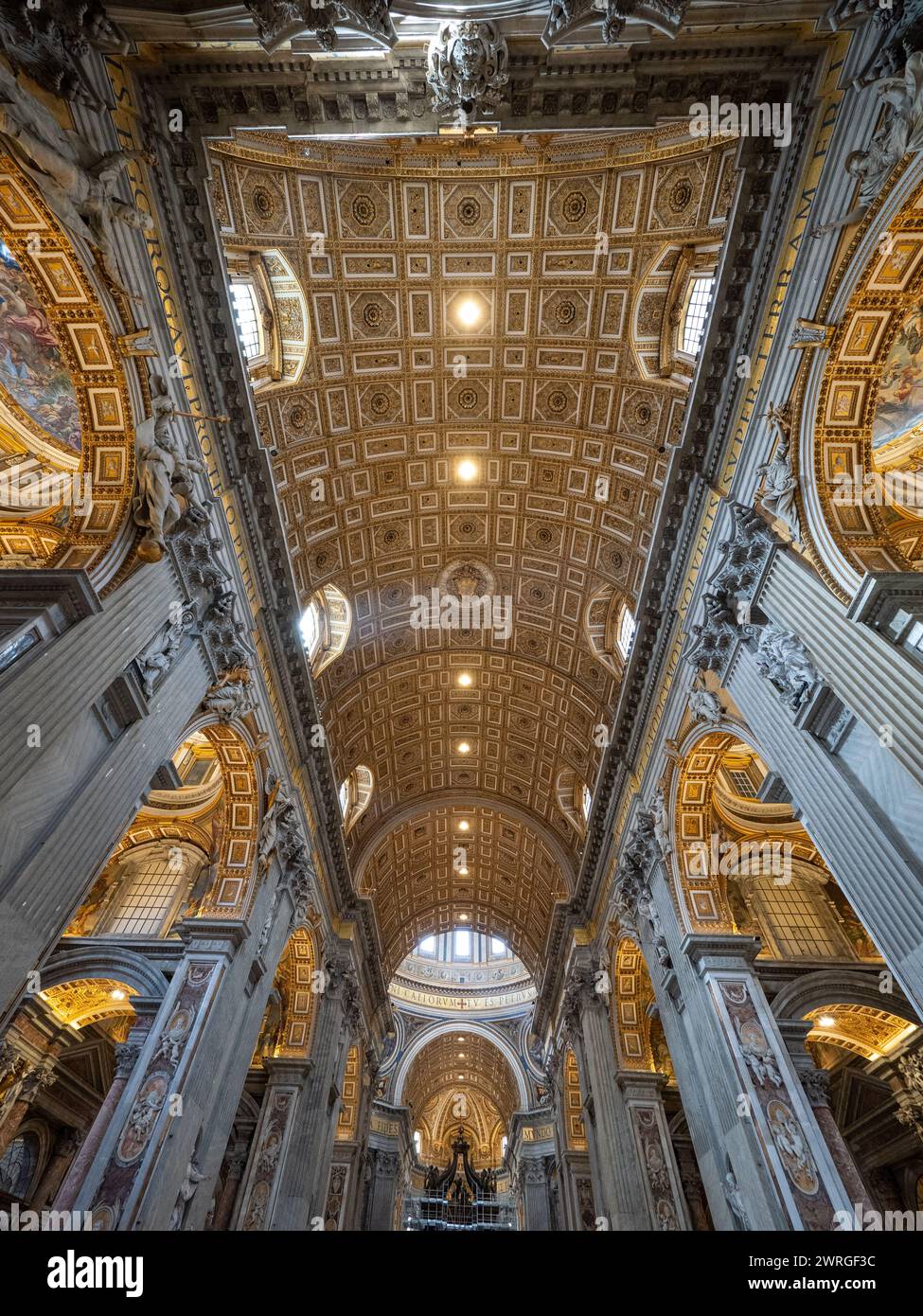 Interior of St Peter's Basilica, Vatican Stock Photo - Alamy