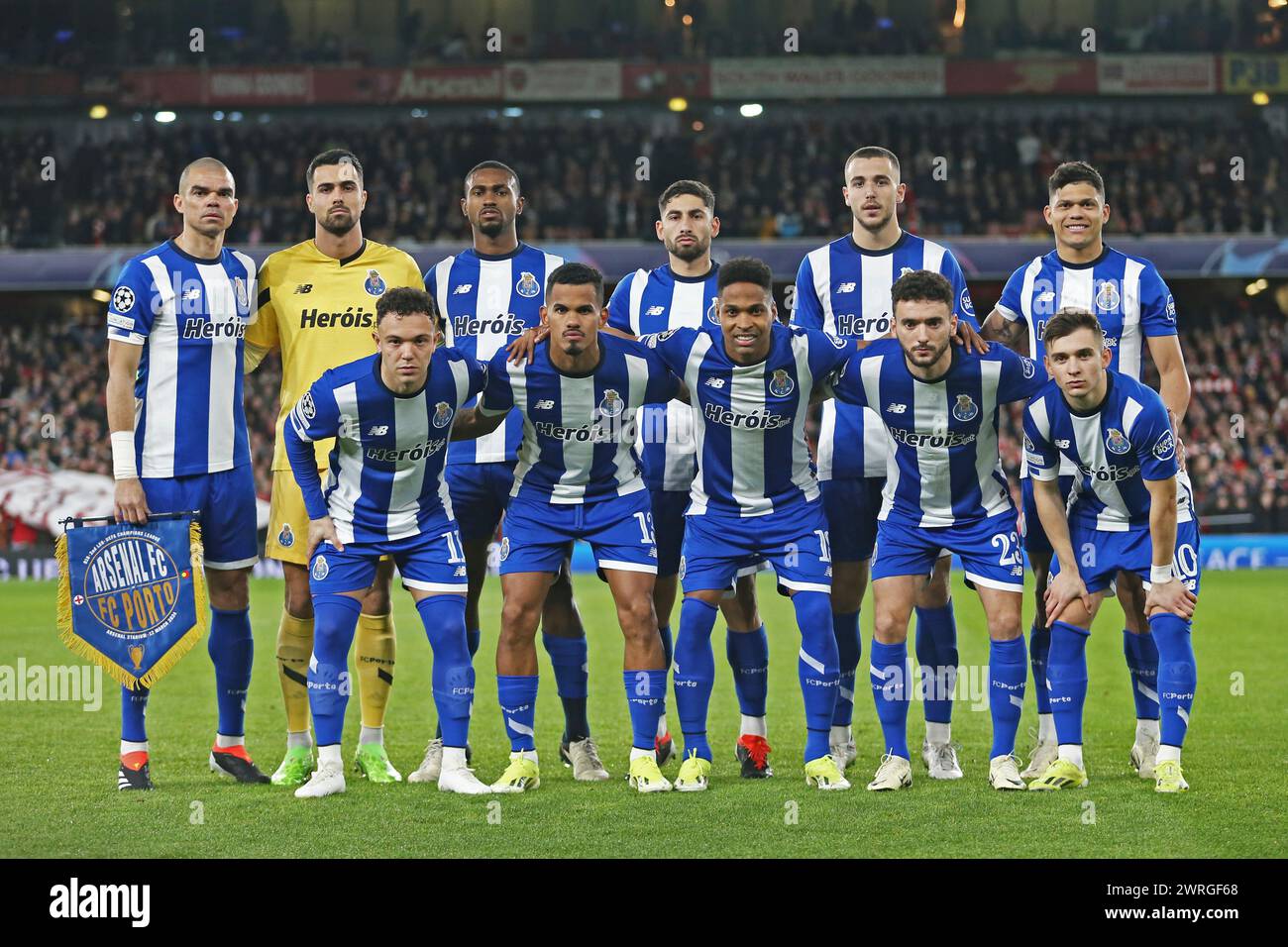 London, UK. 12th Mar, 2024. London, March 12th 2024: FC Porto Team ...